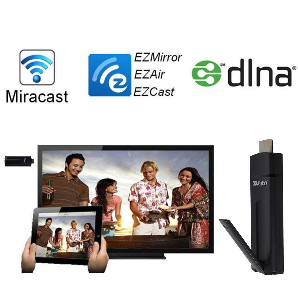 Measy a2w ii EzCast TV Stick HD 1080P Miracast DLNA Airplay WiFi ...