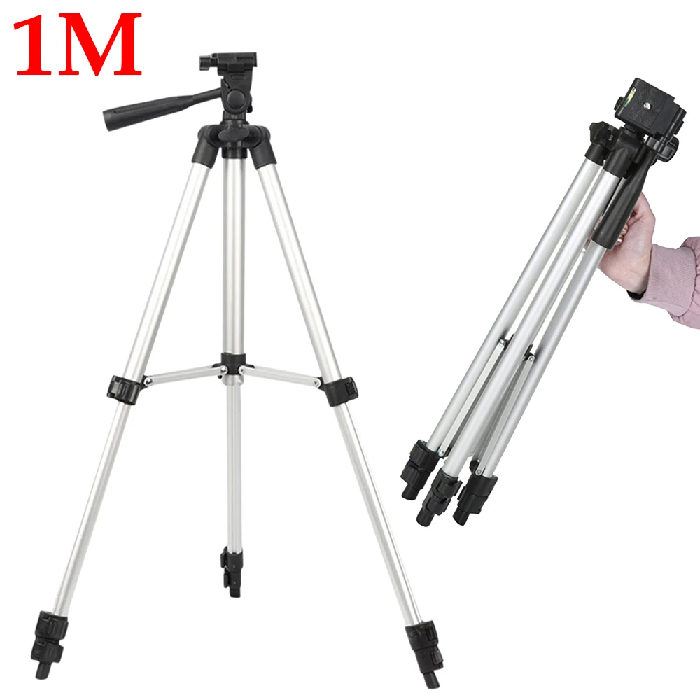 1-2M-Laser-Level-Tripod-Adjustable-Height-Thicken-Aluminum-Tripod-Stand ...