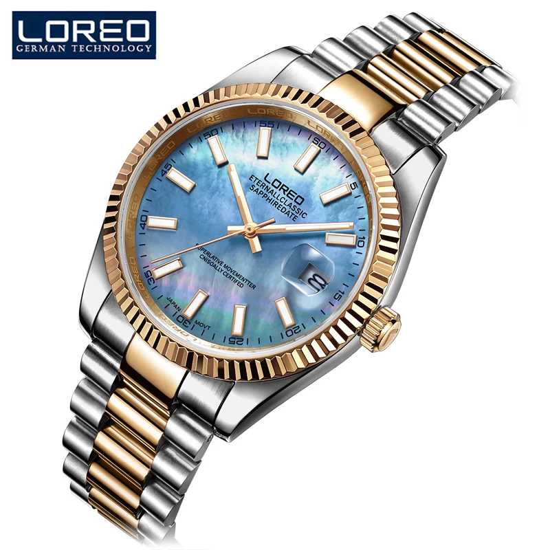 LOREO-Men-Watch-Luminous-Sapphire-Clock-Men-s-MIYOTA-Automatic ...