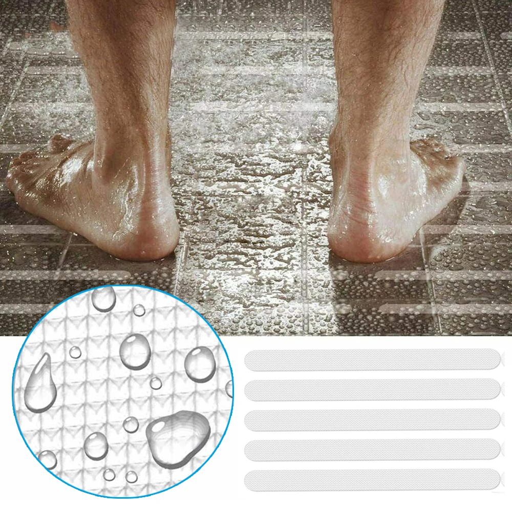 24pcs-Transparent-Bath-Tub-Shower-Stickers-Anti-Slip-Grip-Strips-Non ...