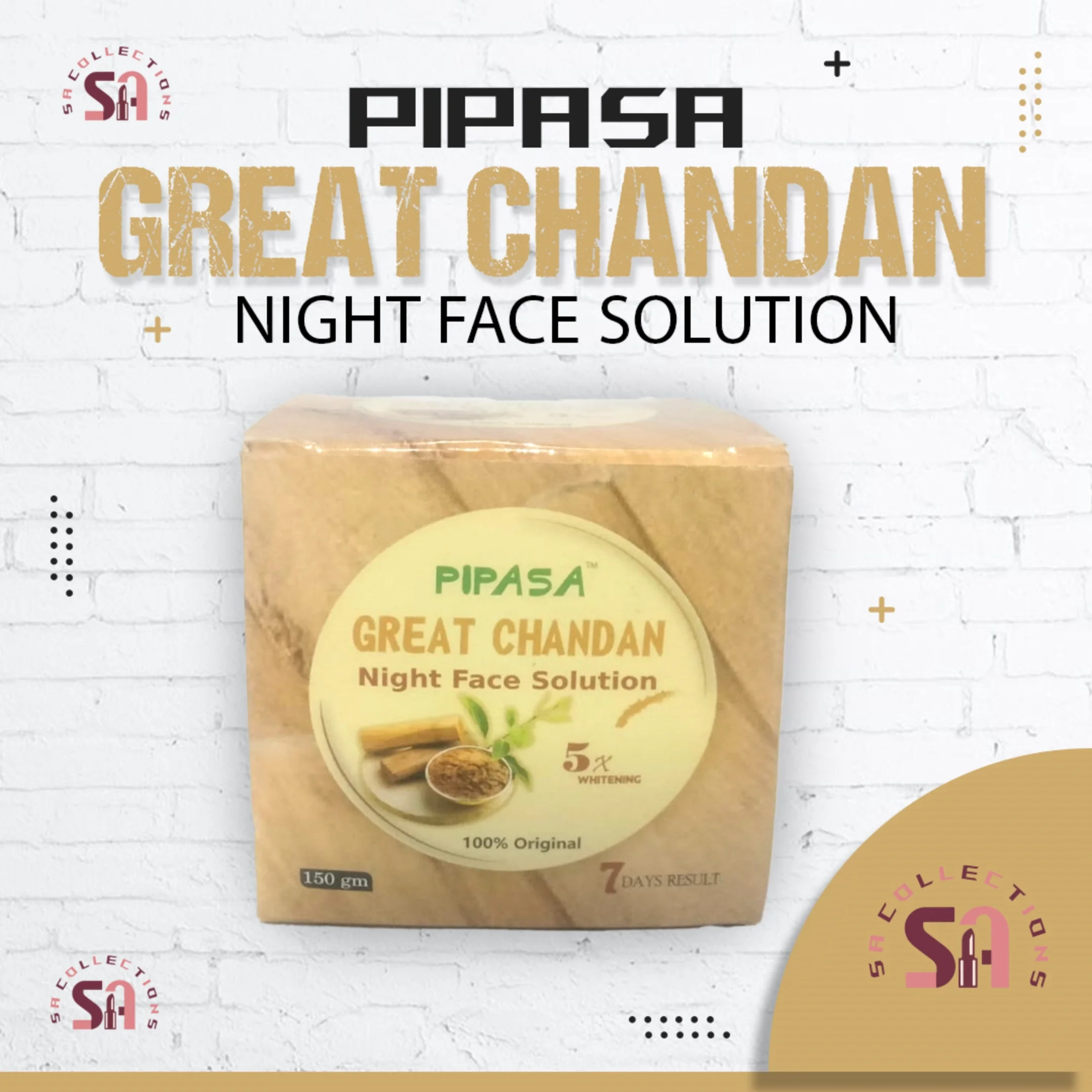 Pipasa great chandan night face solution/cream | Daraz.com.bd