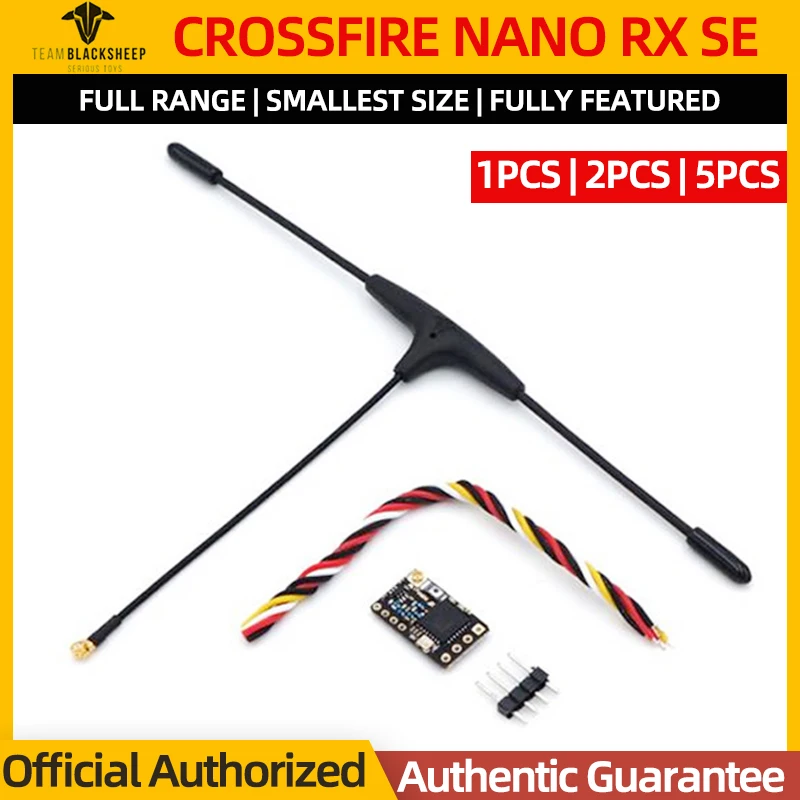 1/2/5PCS TBS Crossfire Nano RX SE Receiver Immortal T V2 Antenna CRSF ...