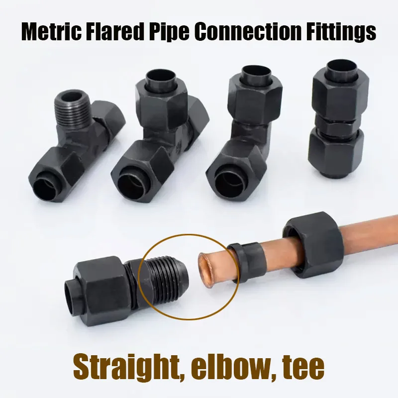 Sleeve-Tube-Nut-High-Pressure-Hydraulic-Joint-Flared-Straight-Tee-Angle ...