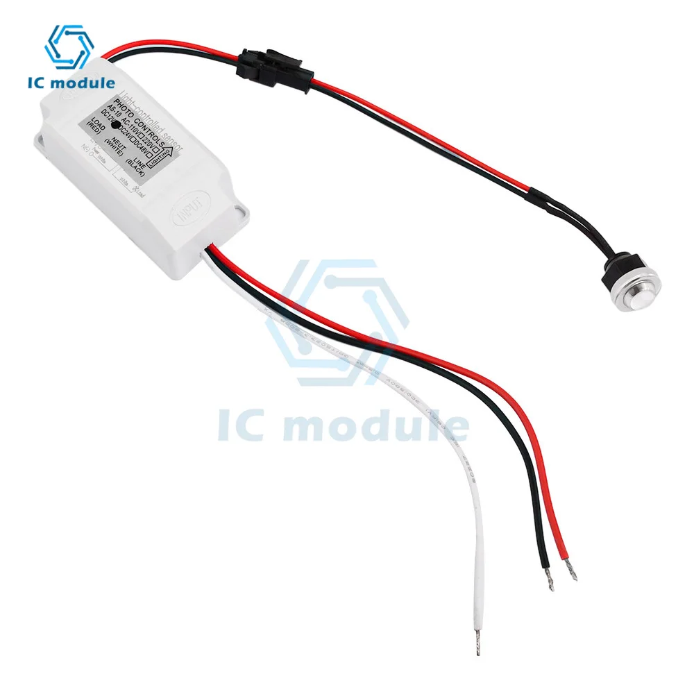 DC12V-24V-AC100-260V-Mini-Outdoor-Light-Control-Photoelectric-Sensor ...
