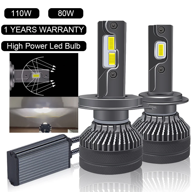 K5C-mini-110W-80W-12V-Led-Lamp-H7-H4-H11-Led-Headlight-Bulb-Double ...