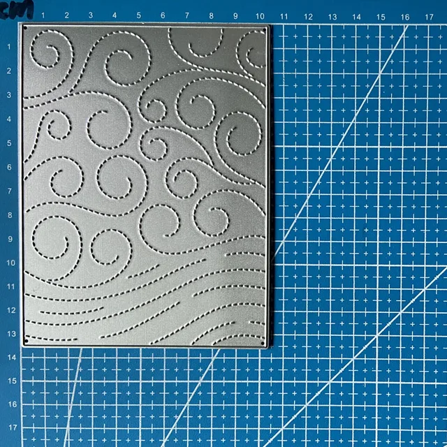 Lucky Goddess Metal Cutting Dies Snow swirls Panel Diy Scrapbooking ...