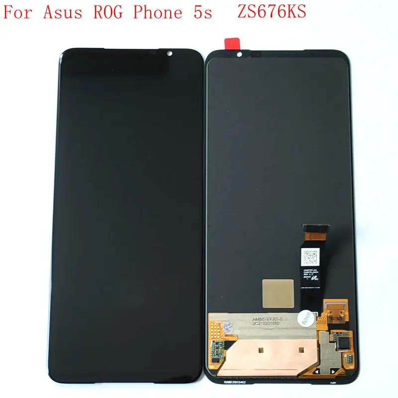 Original rog5s Amoled For Asus ROG phone 5s ZS676KS Lcd Screen Display ...