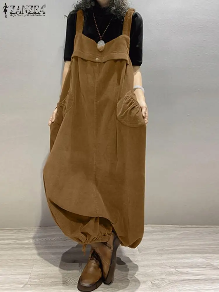 ZANZEA-kad-nlar-kadife-tulum-sonbahar-Vintage-tulumlar-tulum-moda-gev ...