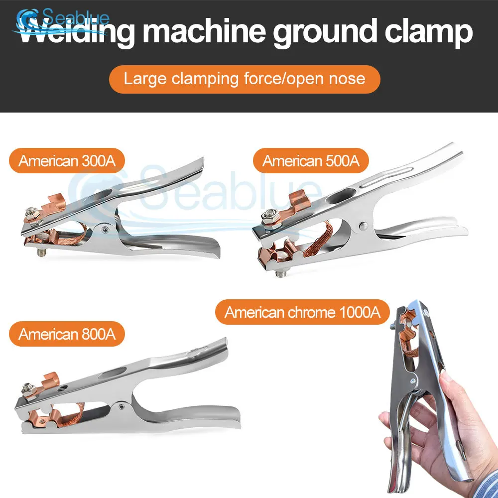 300/500/800/1000A Electric Welding Machine Cable Ground Wire Earth ...