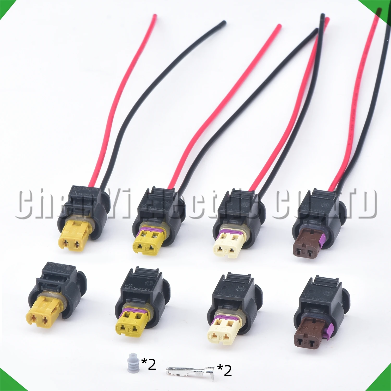 2-Pin-Auto-waterproof-connector-Injector-plug-VVT-solenoid-valve ...