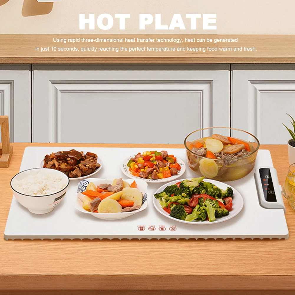 Electric-Warming-Tray-with-Adjustable-Temperature-Folding-Warming ...
