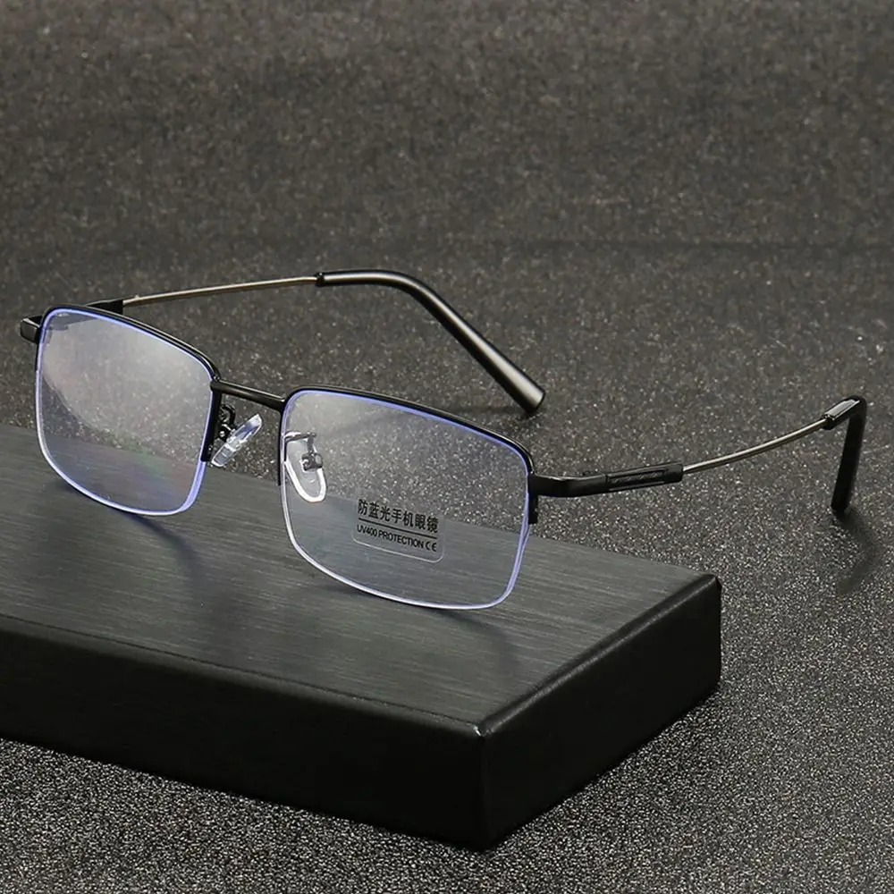 Anti-Blue-Light-Business-Reading-Glasses-Super-Elastic-Memory-Titanium ...