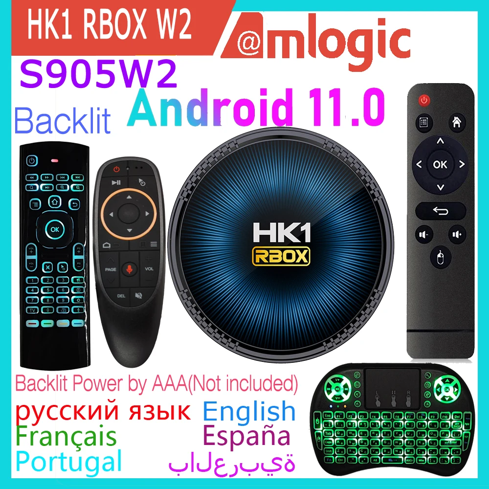 HK1-Rbox-W2-Android-11-Smart-Tv-Box-Amlogic-S905W2-Quad-Core-2G-4Gb ...