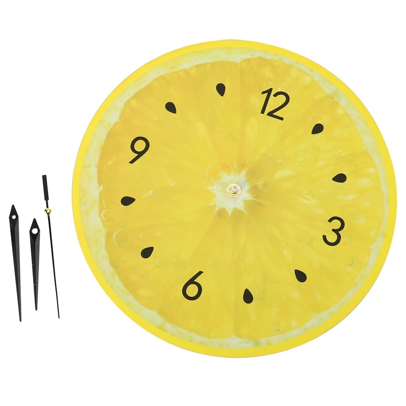Lemon-Fruit-Wall-Clock-Lime-Modern-Kitchen-Clocks-Home-Decor-Living ...