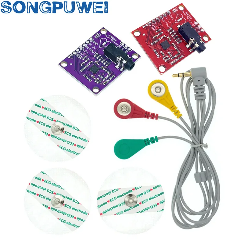 New-AD8232-Ecg-Module-AD8232-Ecg-Measurement-Pulse-Heart-Ecg-Monitoring ...