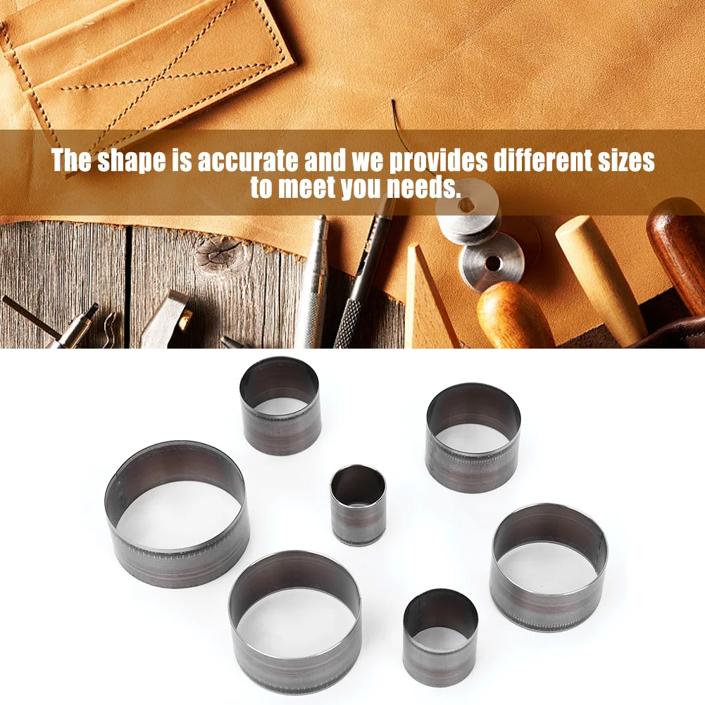7-Pcs-Leather-Punching-Tool-Skin-Cutting-Shape-Circular-Cutting-Die-for ...