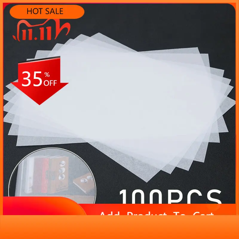 100-pcs-A4-Vellum-Paper-Acetate-Paper-Pack-Design-Handmade-Paper-Craft ...