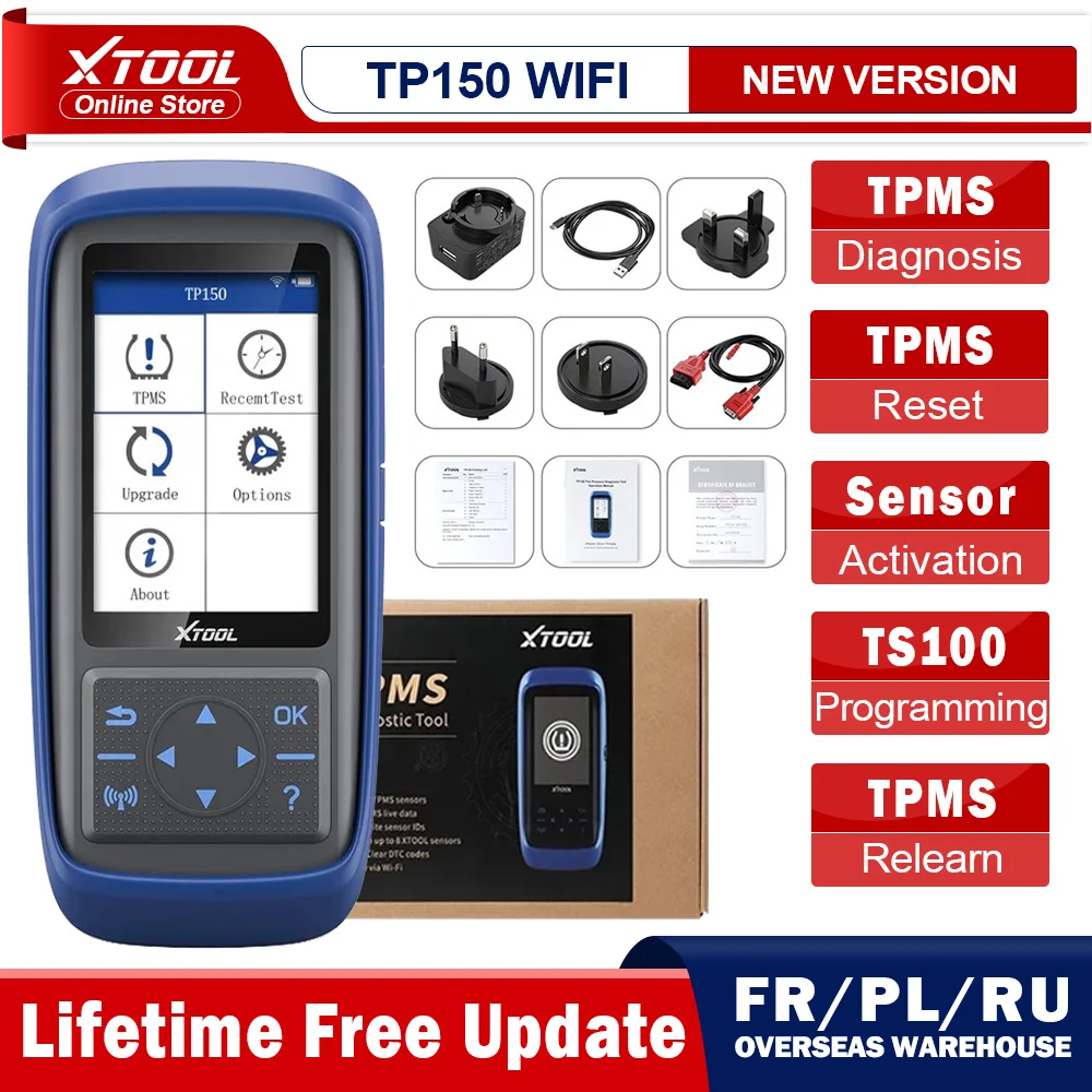 XTOOL-TP150-WiFi-Car-OBD2-TPMS-Diagnostic-Scan-Tool-Tire-Pressure-Monitoring-System-Programming ...