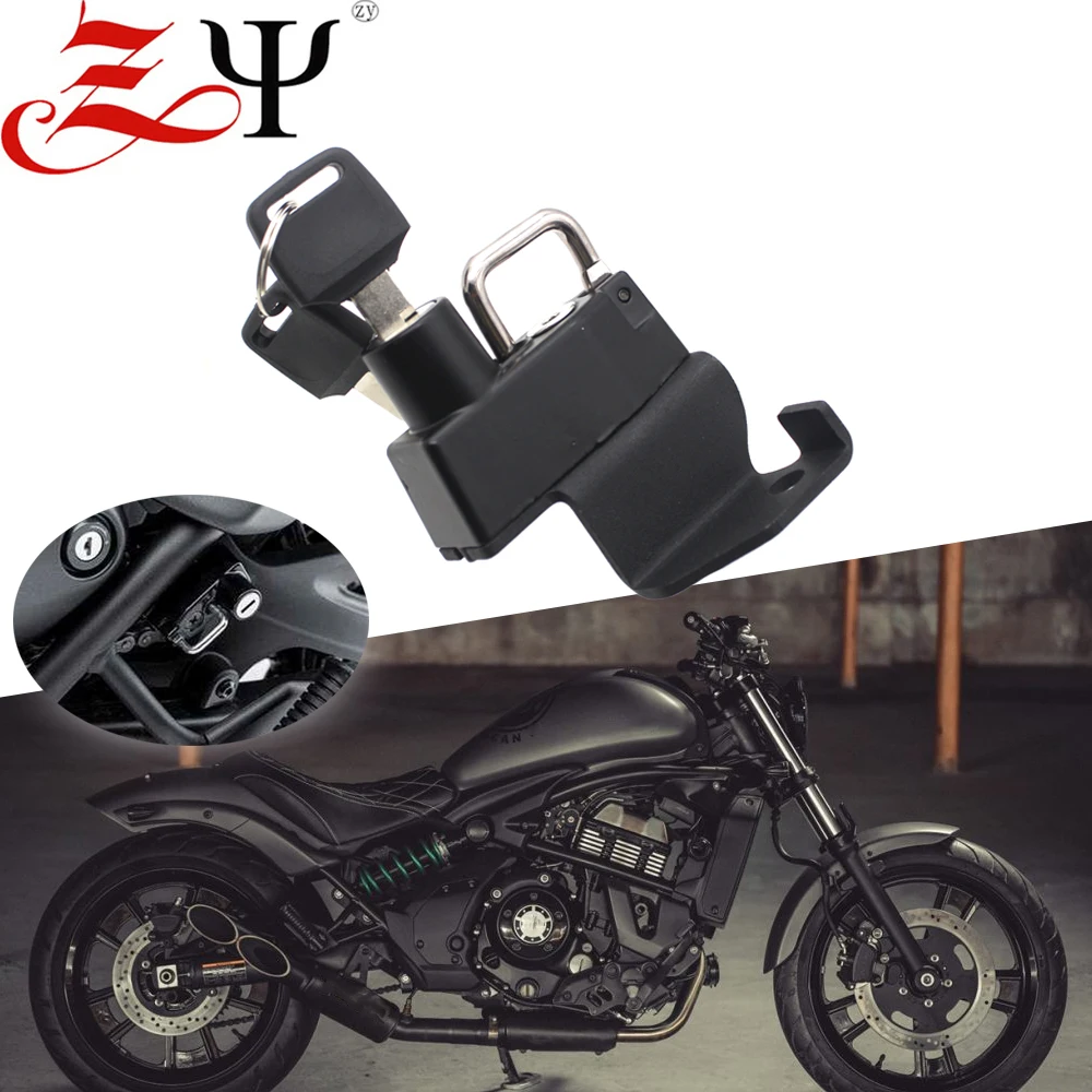 For-Kawasaki-VN650-Vulcan-S-650-2015-2019-Motorcycle-Helmet-Lock-Anti ...