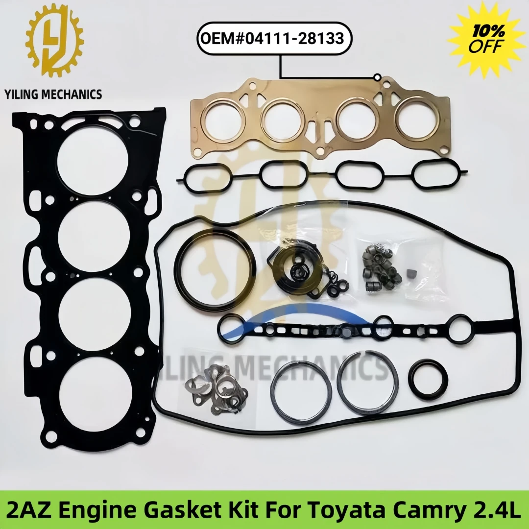 Kit completo de juntas de motor 1NZ 1ZZ 2AZ 04111-28133 04111-22152 ...