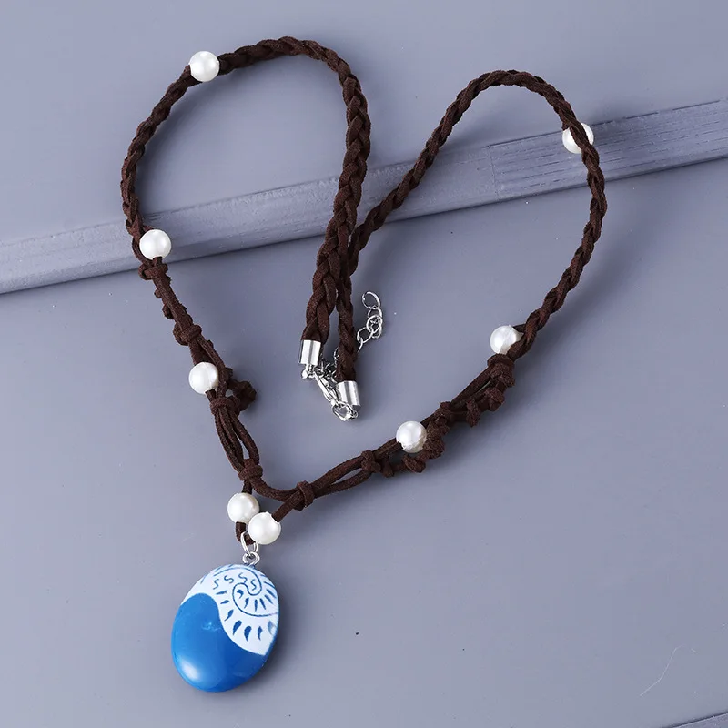 1Pc-Moana-Ocean-Rope-Chain-Women-Necklaces-Blue-Stone-Necklaces ...