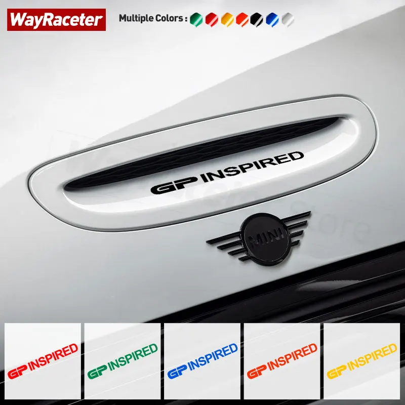 1 Pc Reflective GP Logo Vinyl Decal Car Hood Head Trunk Window Sticker ...