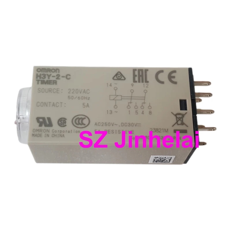 OMRON H3Y-2 Time Delay Relay 24VDC 50/60Hz 5A 8-Pins Pole, 50% OFF