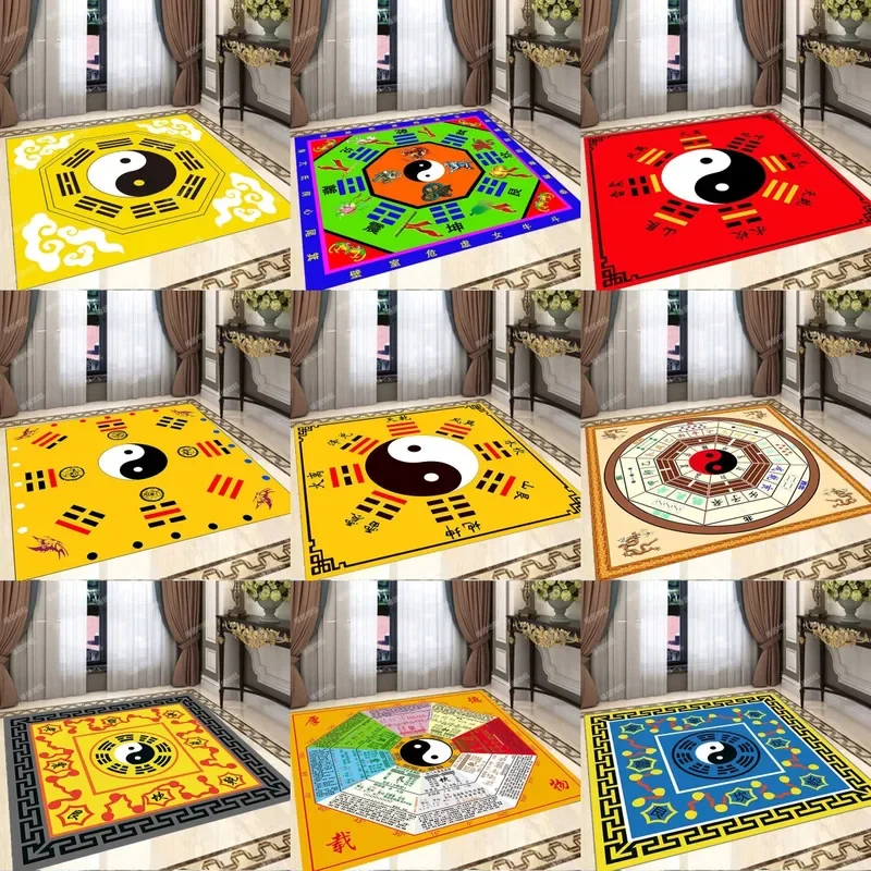 VIKAMA Chinese culture yin and yang taiji bagua carpet feng shui lucky ...
