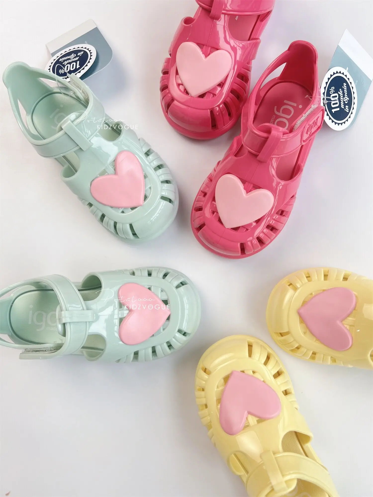 Summer children's open-toed sandals girls beach shoes baby soft soled ...