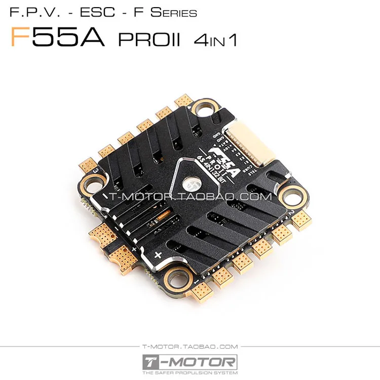 T-MOTOR F55A PROⅡ PROII 6S 4IN1 LED 32bit ESC Electrical Speed Control ...