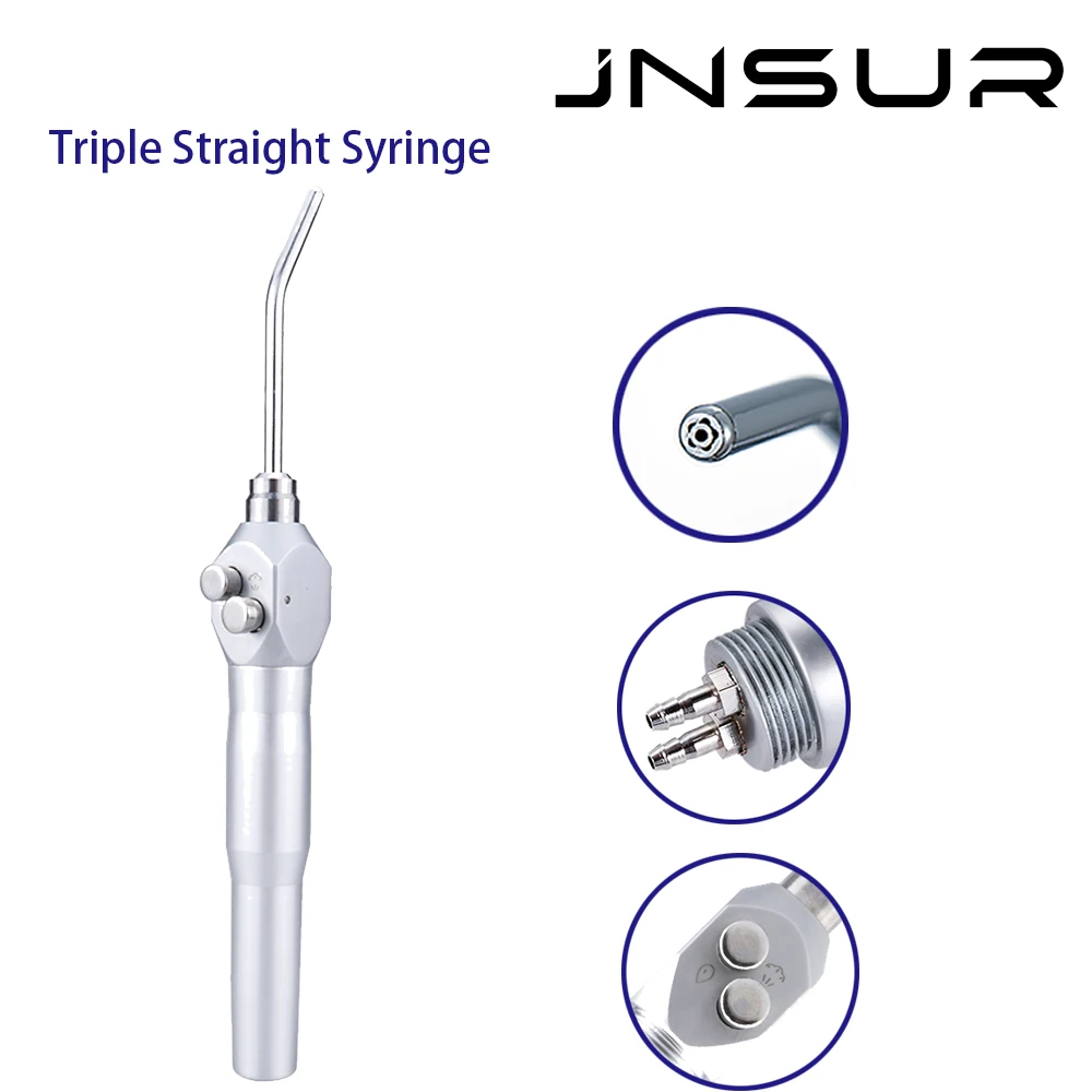 JNSUR-Dental-Air-Water-Spray-3-Way-Triple-Syringe-Handpiece-2-Nozzles ...