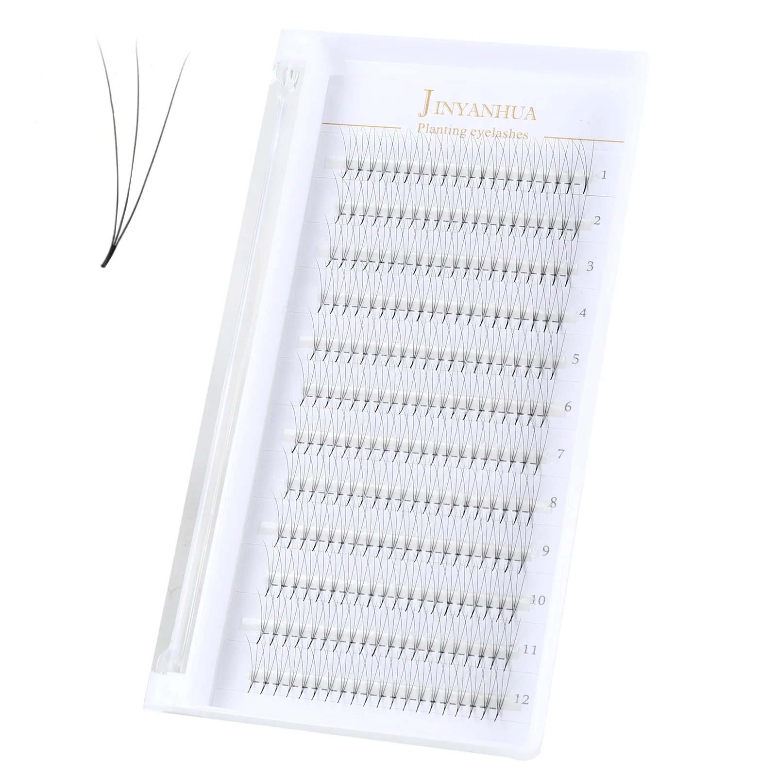 Pointy Thin Base Premade Lash Fans 3D4D5D6D7D8D10D12D Volume Lash ...