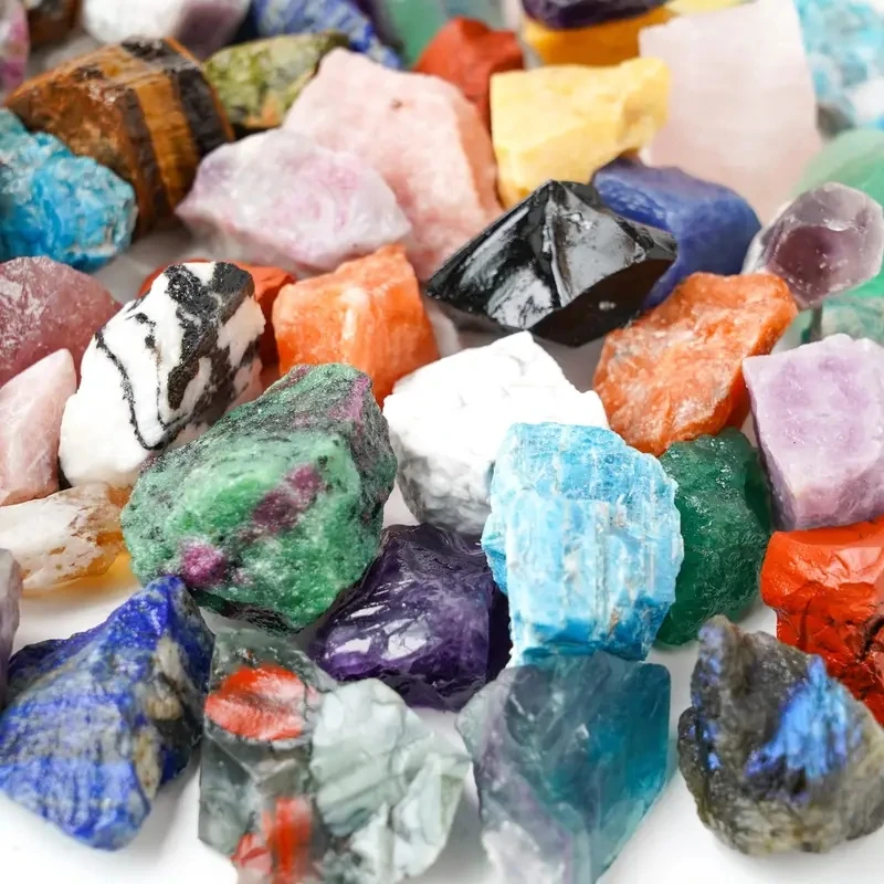 0.22/0.5LB (0.8"-1.2") Large Size Mixed Rare Natural Crystal stone, 20 ...