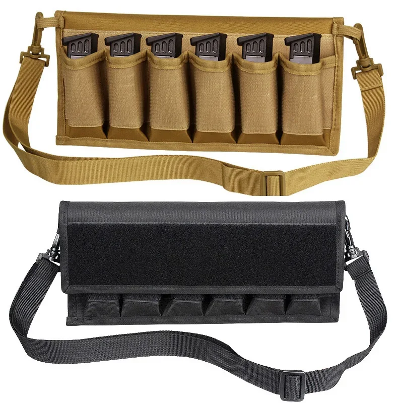 Tactical-6-Slot-9mm-Mag-Pistol-Magazine-Storage-Pouch-Handgun-Pistol ...