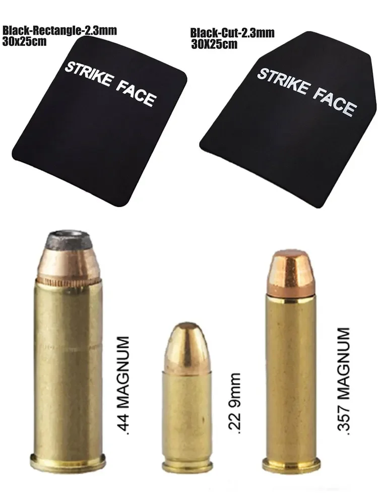 NIJ-IIIA-10-x12-25x30cm-Anti-Bullet-Anti-Stab-Proof-Composite-Steel ...