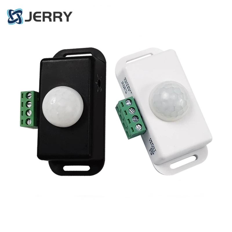 DC-12V-24V-8A-Automatic-Adjust-PIR-Motion-Sensor-Switch-IR-Infrared ...
