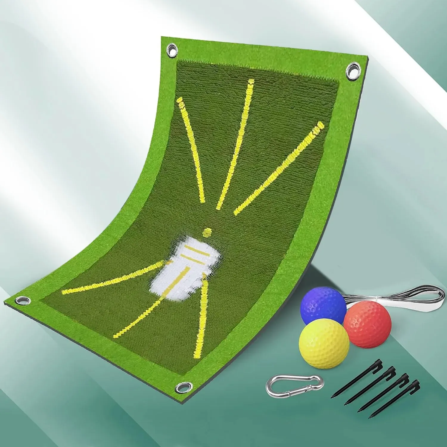 Golf-Training-Mat-Kit-for-Swing-Path-Feedback-Detection-Correcting ...