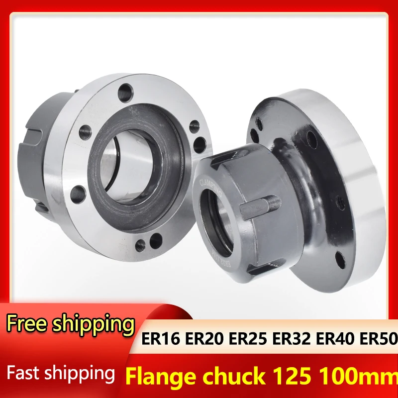Cartridge-ER16-ER50-ER25-ER32-ER40-125mm-80mm-100mm-Mini-Flange-Four ...
