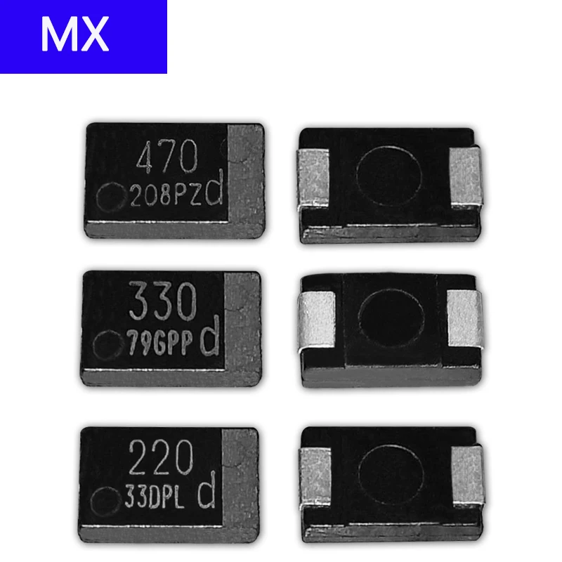 Free Shipping 5 Pcs 470UF 330UF 220UF 4V SMD Tantalum Capacitor smd ...