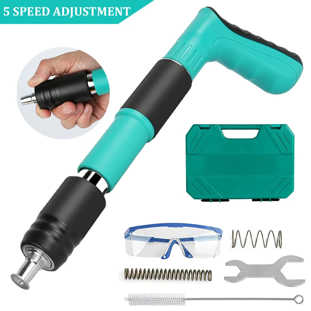 Pistola De Clavos Manual Concrete Nail Gun Kit With 310 Nails - 5 Speed ...