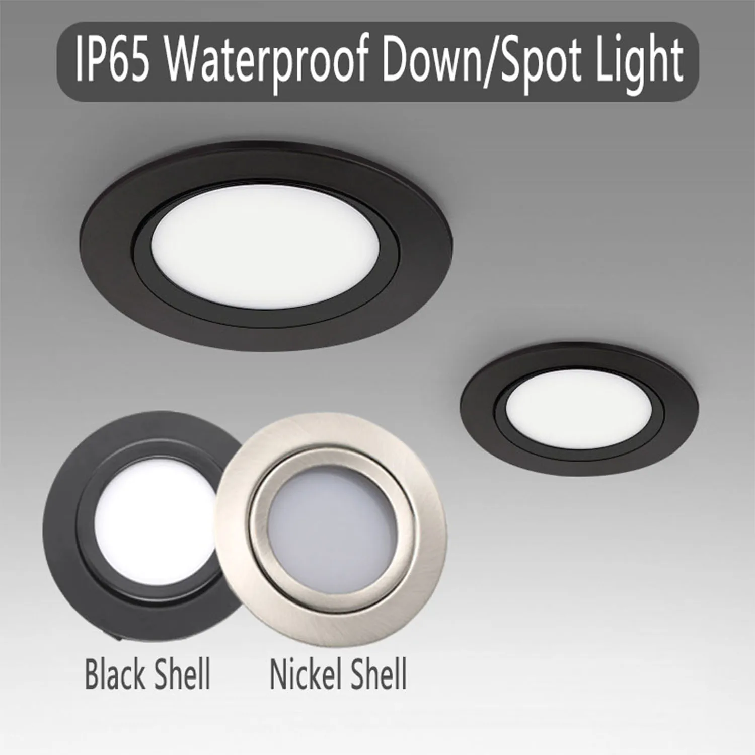Mini Recessed Ceiling Light Ultra-thin 3W DC12V LED Spot Slim Lamp ...