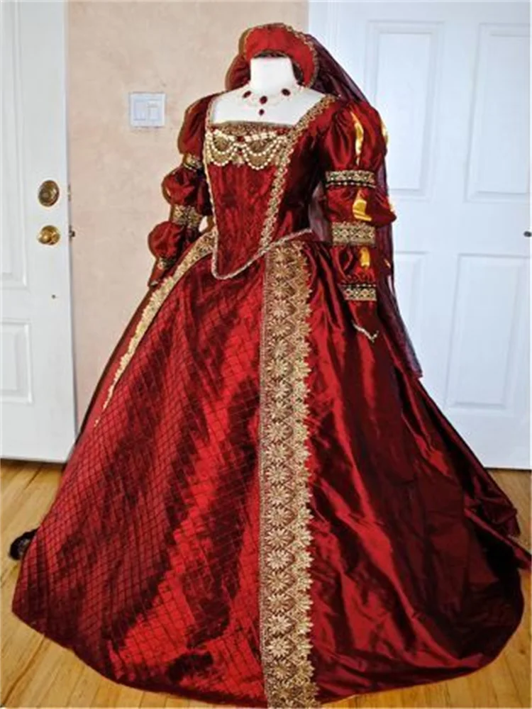 Tudor Elizabethan Queen Dress Italian Renaissance Borgia ed Wedding ...