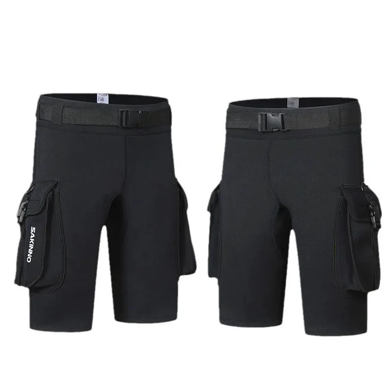 3mm Neoprene Diving Tech Shorts Scuba Shorts with Pocket Wetsuits ...