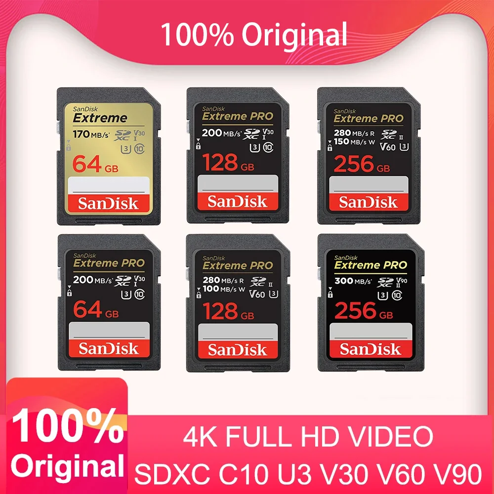 SanDisk-SD-Card-Extreme-PRO-Memory-Card-U3-4K-6K-8K-UHD-Cart-o-SD ...