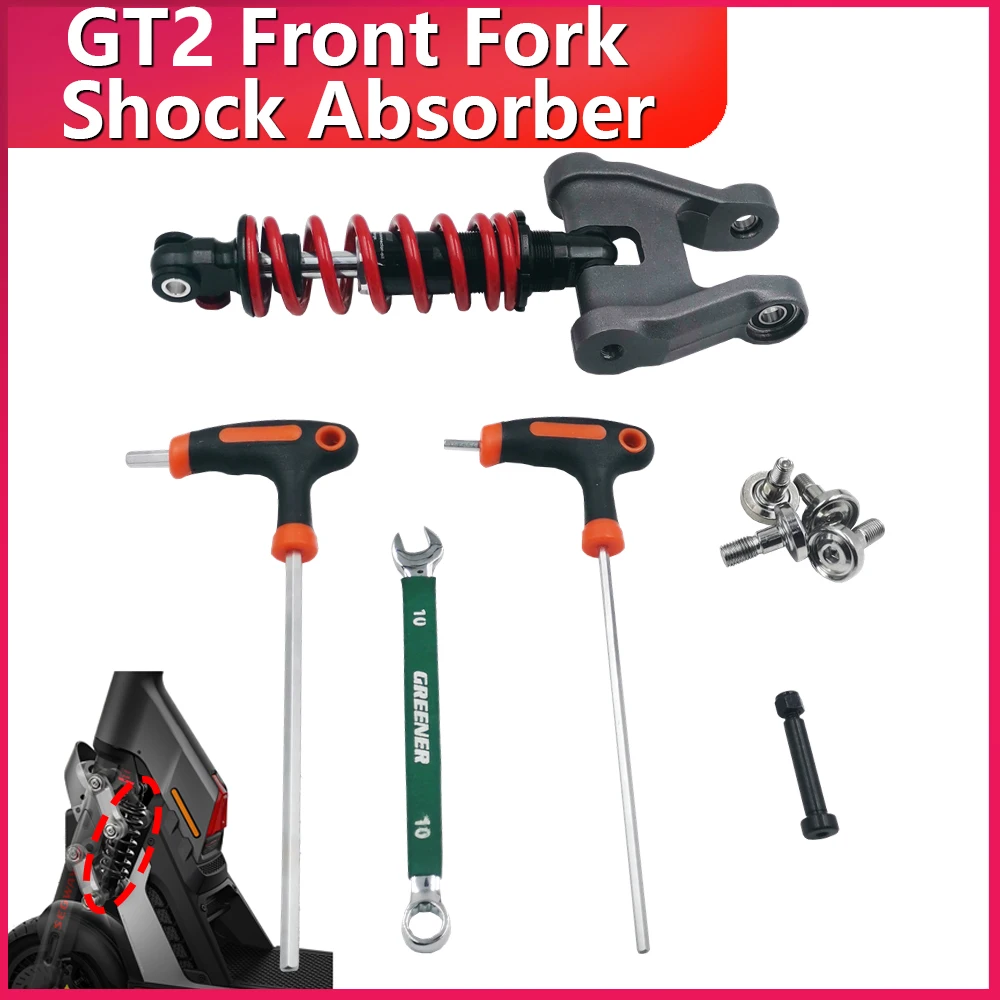 Original Softer Version Shock Front Fork Shock Absorber Suspension Electric Scooter GT2 Softer ...