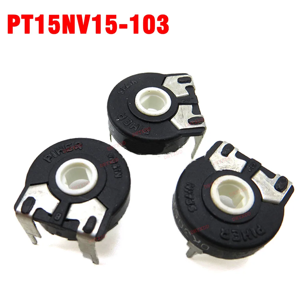 5pcs-Potentiometer-PT15NV15-103-Horizontal-10K-Adjustable-Resistance ...