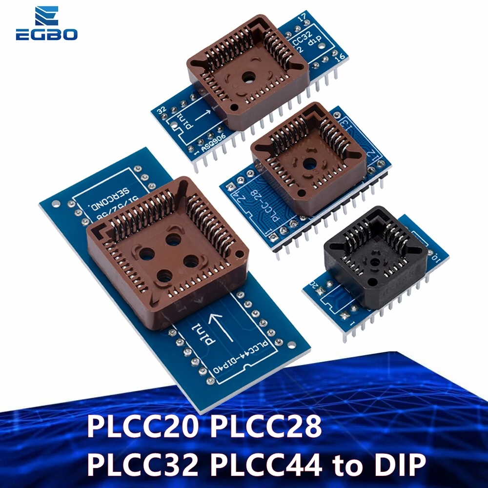 PLCC20-PLCC28-PLCC32-PLCC44-to-DIP-20-28-32-44-USB-Universal-Programmer ...