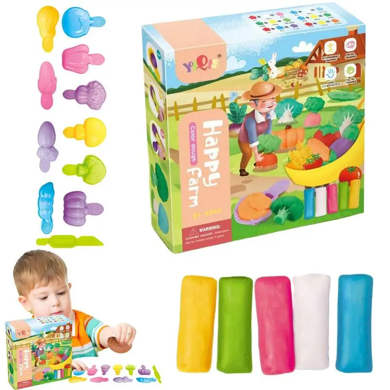 Dry-Clay-Soft-Stretchy-DIY-Molding-Clay-5-Colors-Soft-Ultra-Light-DIY ...