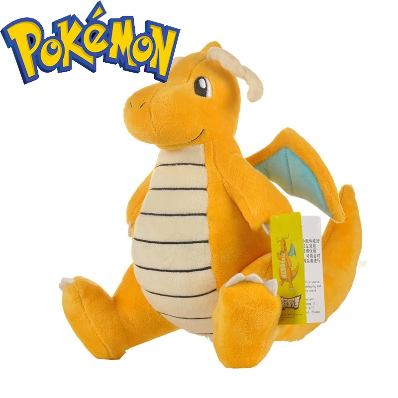 Pokemon-Stuffed-Toys-Kawaii-Dragonite-Cartoon-Cute-Plush-Dolls-Throw ...
