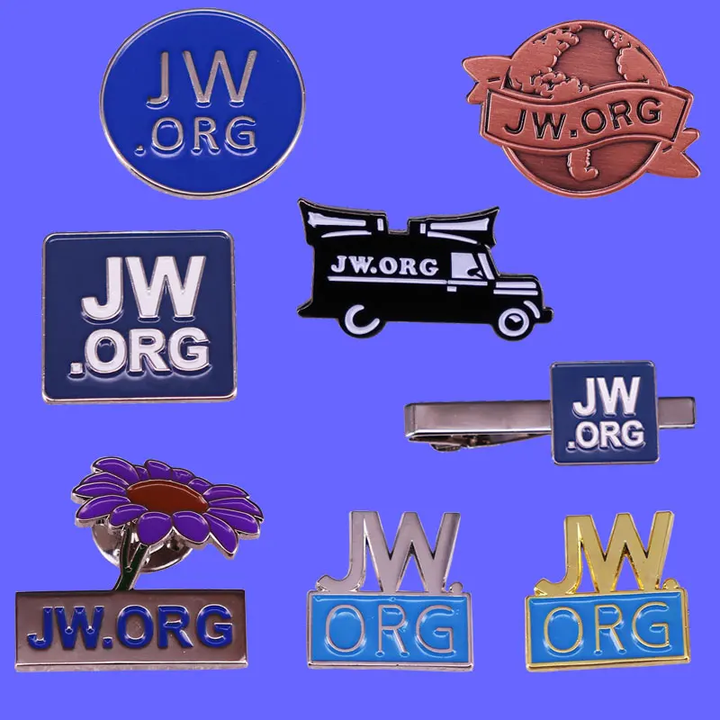 JW-ORG-Monogram-Metal-Badge-Originality-Lapel-Brooch-Denim-Jacket ...